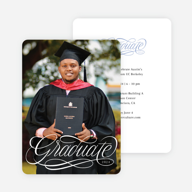 Crafted Scholar Graduation Announcements & Invitations | Paper Culture