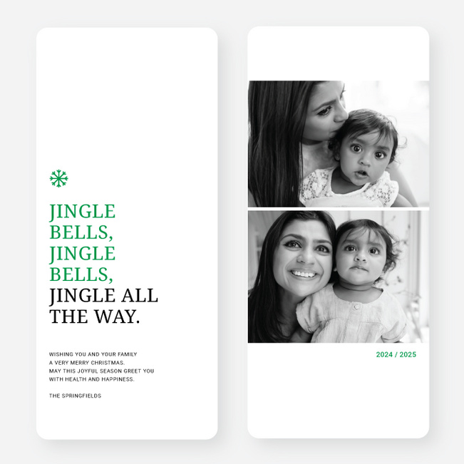 Jingle Bells Holiday Cards | Paper Culture