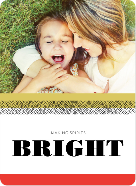 Making Spirits Bright Christmas Card | Paper Culture