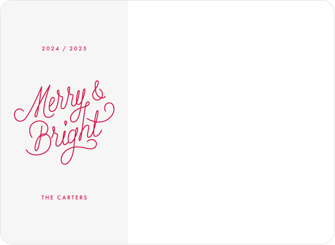 Split Frame Holiday Cards | Paper Culture
