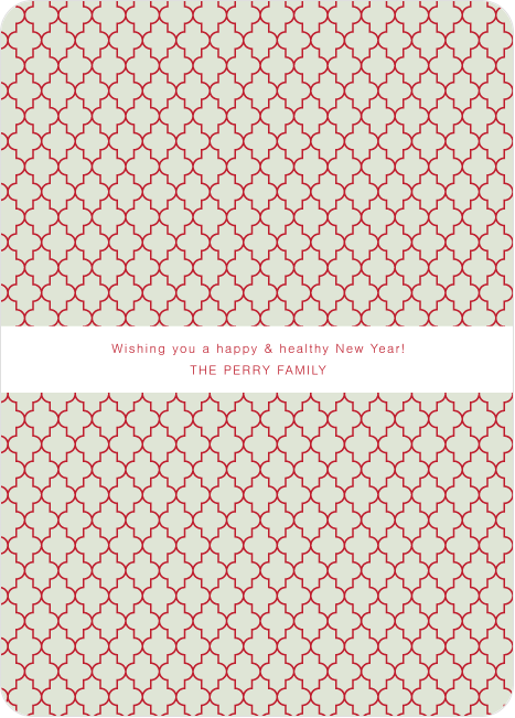 New Year’s Pattern Photo Cards | Paper Culture