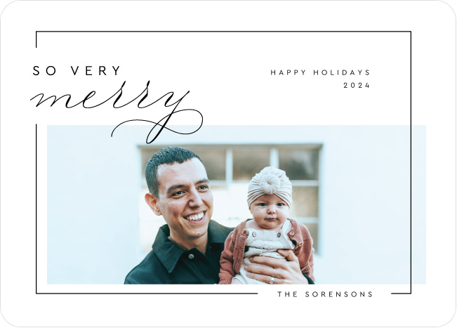 So Very Merry Holiday Cards and Invitations | Paper Culture